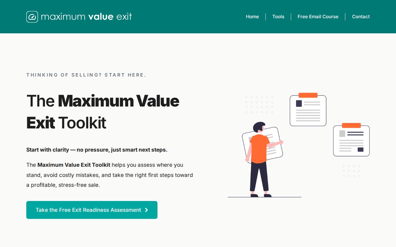 Maximum Value Exit | Plan Your Business Sale with Confidence